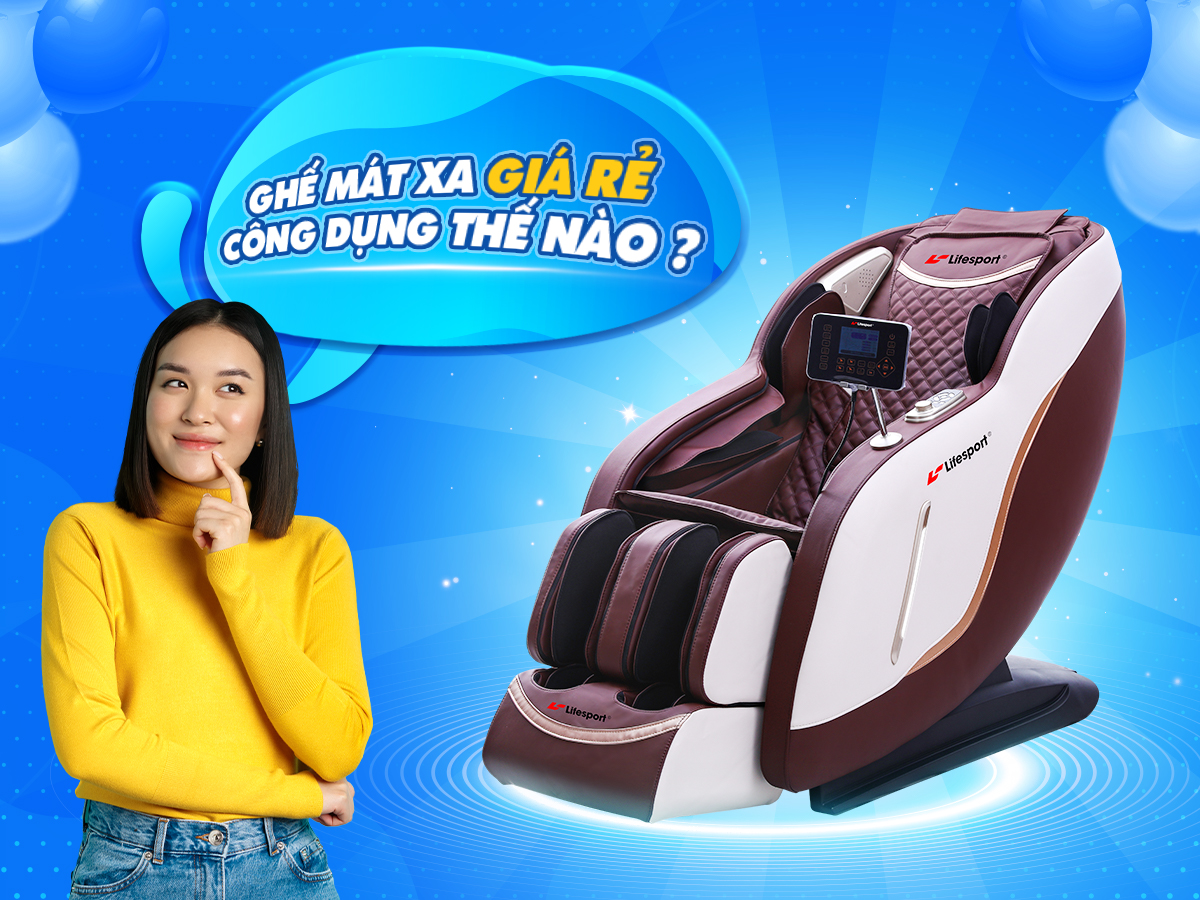 Ghế mát xa giá rẻ - Được hàng triệu khách hàng tin dùng